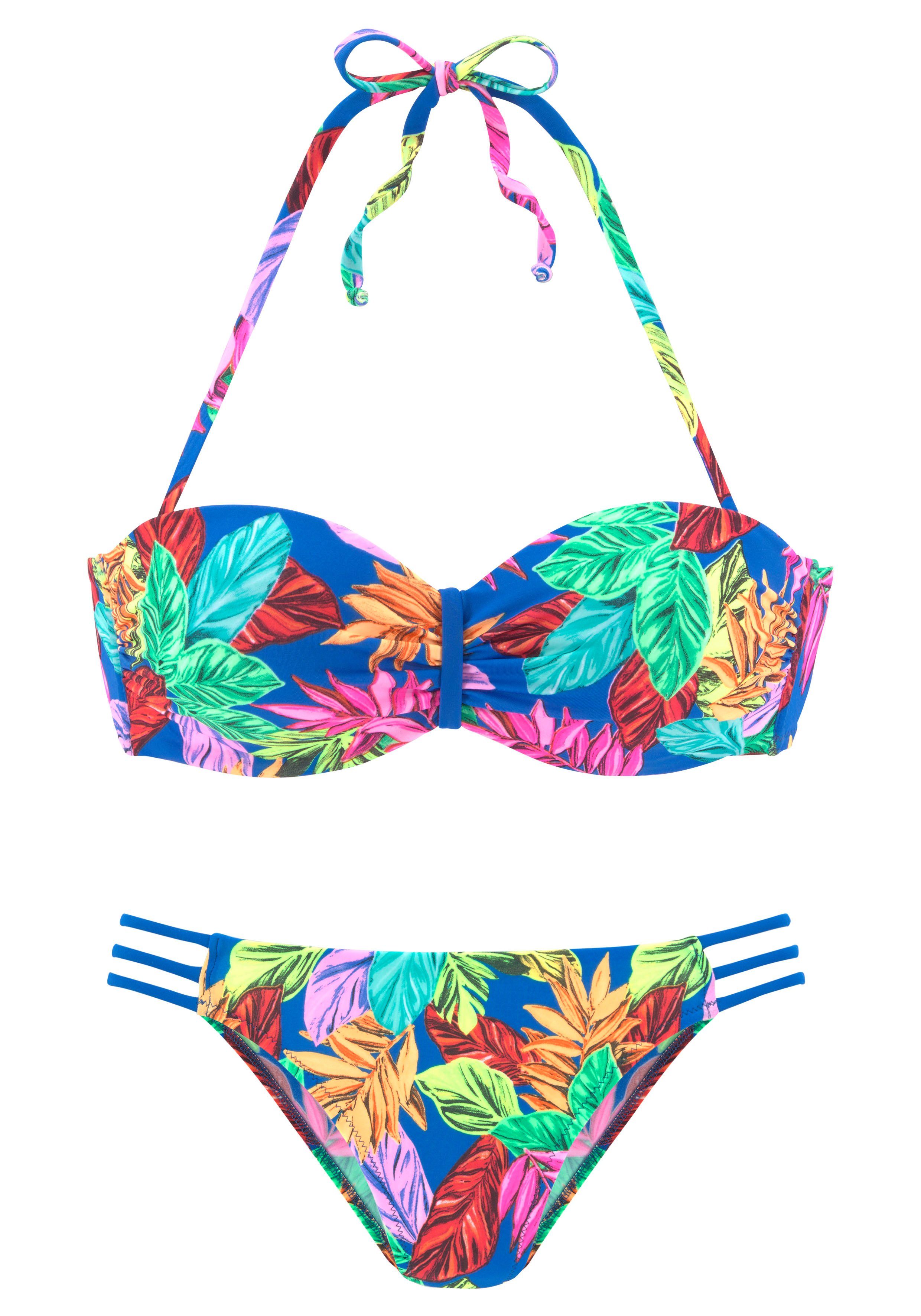 Vivance Beugelbikini in bandeaumodel met unikleurige details vind je ...